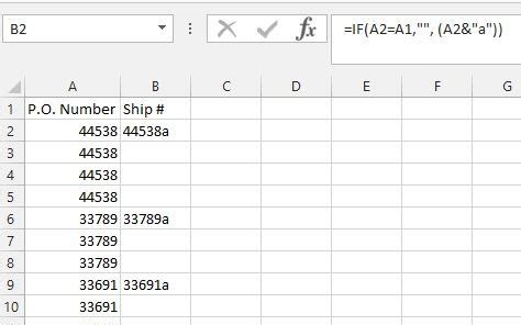 Add Letters To A Series Of Numbers