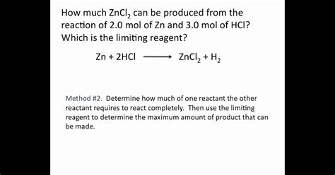 How To Determine Limiting Reactant ChristinataroHiggins