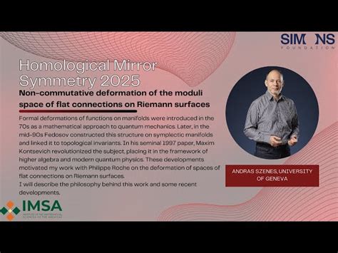 Free Video Non Commutative Deformation Of Moduli Space Of Flat Connections On Riemann Surfaces