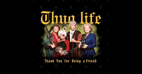 Golden Girls Thug Life Aesthetic Tribute 〶 Golden Girls Magnet
