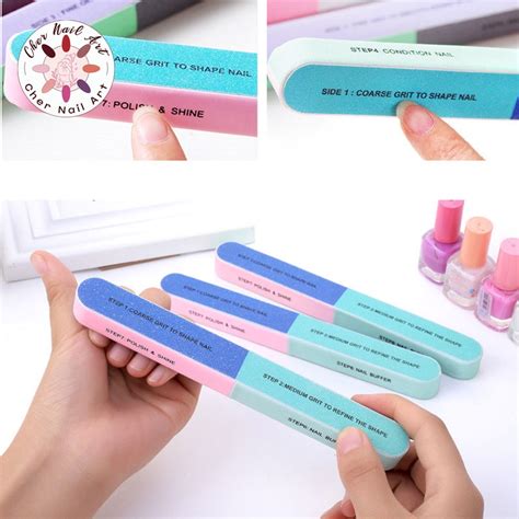 Jual [cod] Nail Buffer 7 Sisi Step Alat Kikir Kuku Amplas Pengkilap