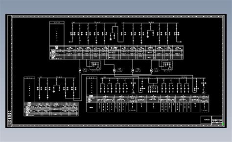 某煤矿变电所电气系统图autocad 2004模型图纸下载 懒石网