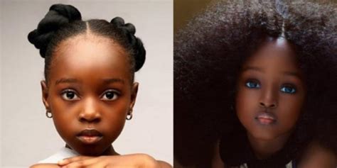 La niña más hermosa de Nigeria Jare se ha convertido en una conocida