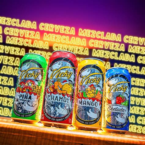 Vickys Cerveza Mezclada Behance