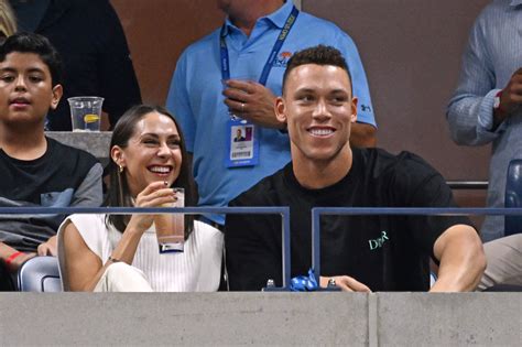 Yankees Aaron Judge Takes In Us Open With Wife After Homer