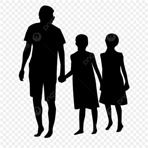 Silueta Madre E Hija Png Vectores Psd E Clipart Para Descarga