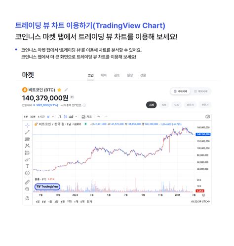 마켓 트레이딩 뷰 차트 이용하기 코인니스