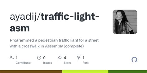 Github Ayadij Traffic Light Asm Programmed A Pedestrian Traffic Light For A Street With A
