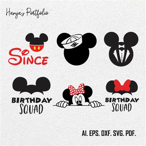 Mickey Svgdisney Svgcastle Svgmickey Head Svg Mickey Silhouette Svg