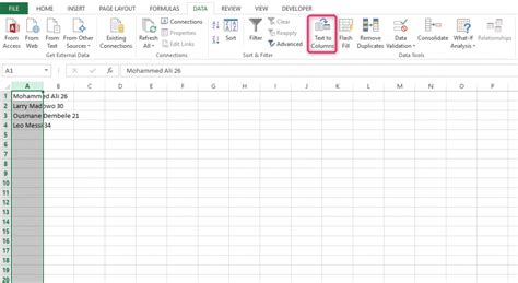 How To Separate Data In Excel Basic Excel Tutorial