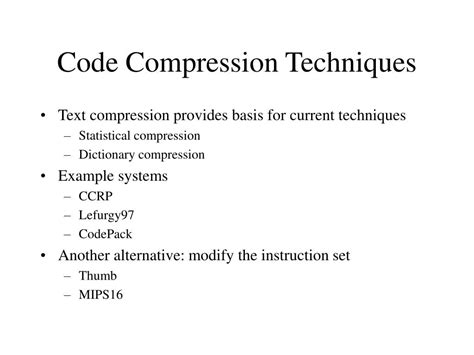 Ppt Cool Code Compression For Hot Risc Powerpoint Presentation Free Download Id4784215
