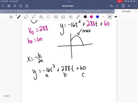 Solved A Rocket Is Launched Upward With A Velocity Of 288 Feet Per Second From The Top Of A 60