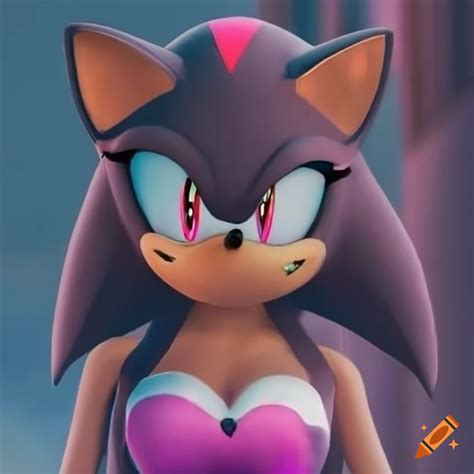 Female Shadow The Hedgehog Showing Off Style Inspired By Rouge The Bat