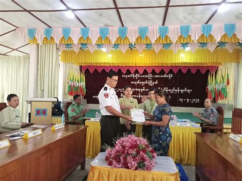 သရက်ချောင်းမြို့နယ်တွင် ၂၀၂၄ ၂၀၂၅ ဘဏ္ဍာရေးနှစ်၊ ဒေသန္တရစီမံကိန်းရည်မှန်းချက်များ တာဝန်ပေးအပ်ပ