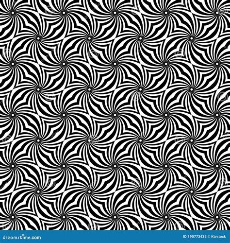 Vector Geometric Pattern With Distortion Effect Stock Vector