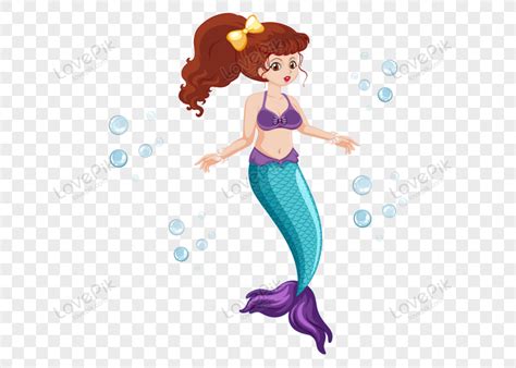 만화 인 어 공주 Png 일러스트 무료 다운로드 Lovepik