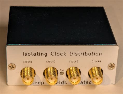 4 Way Isolating Clock Splitter Kit Source