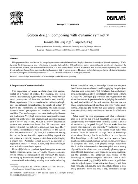 Pdf Screen Design Composing With Dynamic Symmetry