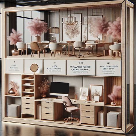 Modern Feminene Office Luxury Oak Fanart