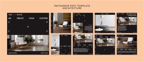 Premium Psd Architecture Project Instagram Posts