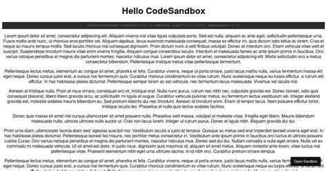 Syntax Examples CodeSandbox