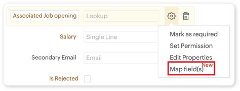 Map Fields From Lookup Module Zoho Recruit