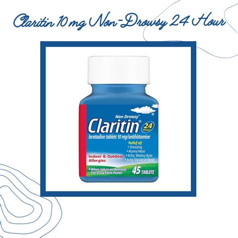 Exp December 2025 Claritin 10 Mg Non Drowsy 24 Hour 45 Tablets Lazada Ph