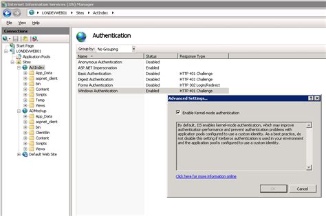 Setting Up Delegation Between Servers For Windows Authenticated Sites