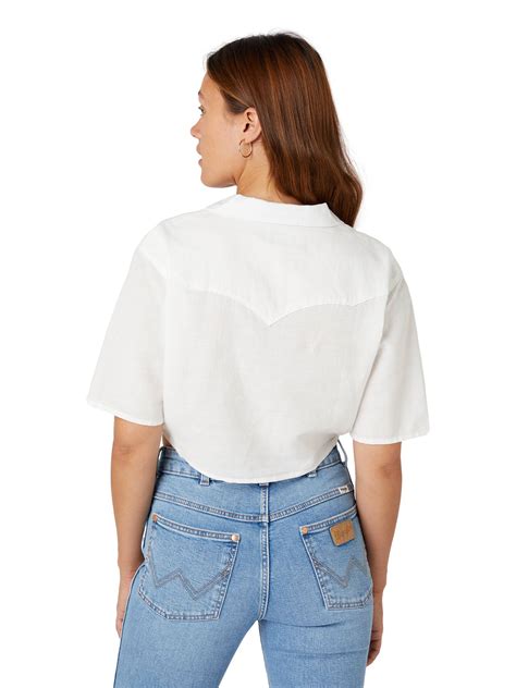 ΓΥΝΑΙΚΕΙΟ ΛΙΝΟ ΠΟΥΚΑΜΙΣΟ Wrangler Resort Apparel Stores Apparel Stores