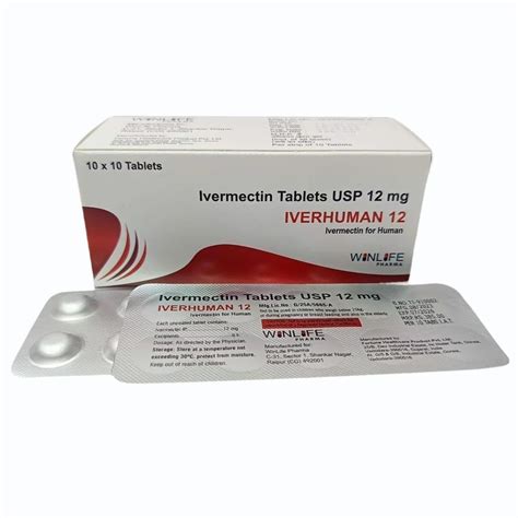 12mg Ivermectin Tablet Usp At ₹ 5000 Strip Of 10 Tablets