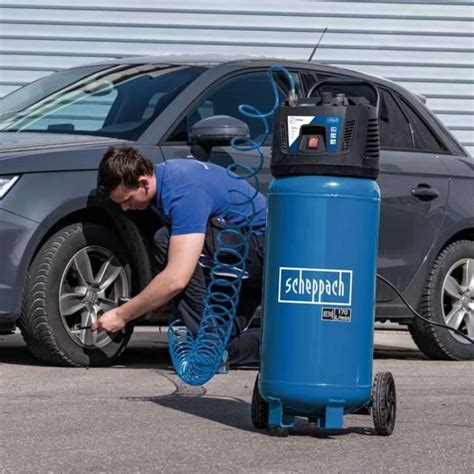 Compresseur vertical Scheppach HC52VS 50L 1500W 10bar livré avec 5