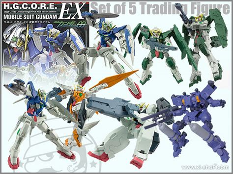 Bandai Hgcore Ex Mobile Suit Gundam Gundam00 Set Of 5