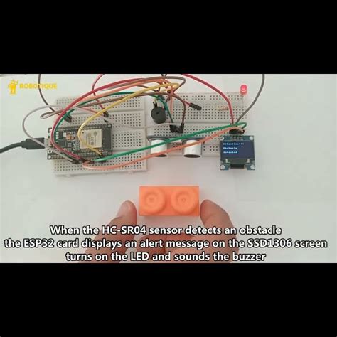 Obstacle Detection System Using HC SR SSD Screen And Esp Board Shorts YouTube