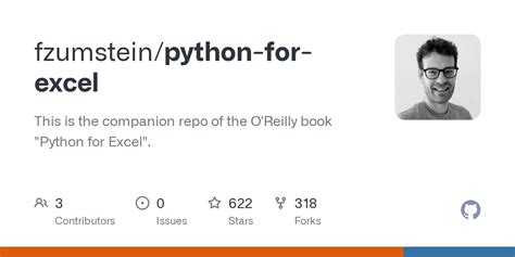 Python For Excelch04ipynb At 1st Edition · Fzumsteinpython For Excel · Github