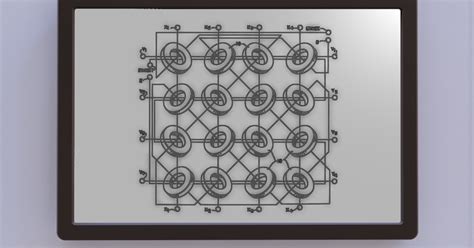 Magnetic Core Memory Patent Art By Ken Mills Download Free STL Model Printables Com