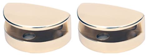 Alno A8950 Euro Series 2 78w Glass Shelf Mounting Brackets Brackets