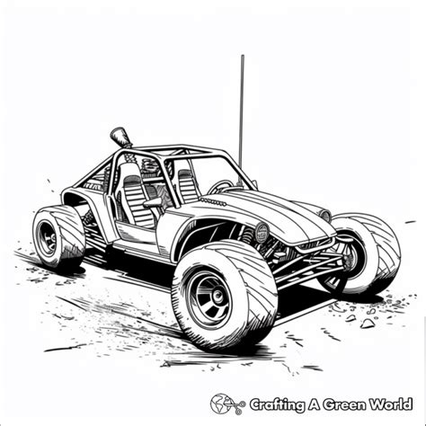 Dune Buggy Coloring Pages Free And Printable