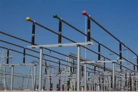 Galvanized Steel Structure Electrical Substation Structures Hot Dip