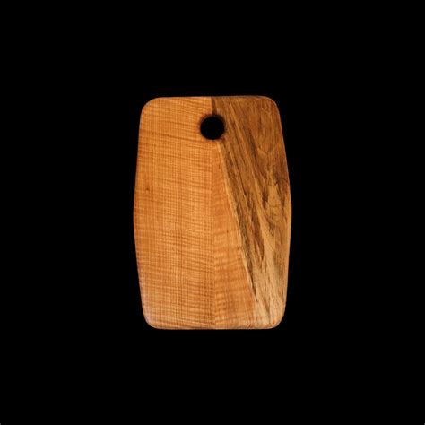 Heavy Figured Curly Maple Cutting Board 8x12 Wood Cutting Board