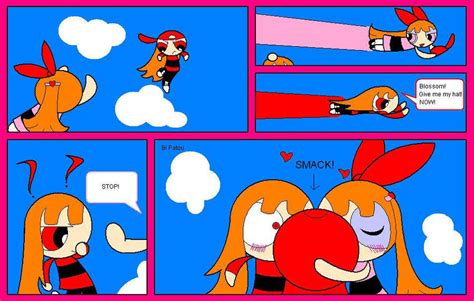 Blossom Give A Kiss By Boomerxbubbles On Deviantart
