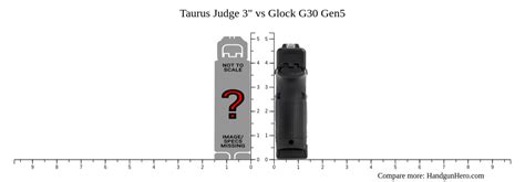 Taurus Judge 3 Vs Glock G30 Gen5 Size Comparison Handgun Hero