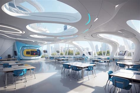 Premium Ai Image Futuristic Classroom Architecture Creating Adaptive Learning Environments Premium Ai Image Futuristic Classroom Architecture Creating Adaptive Learning Environments