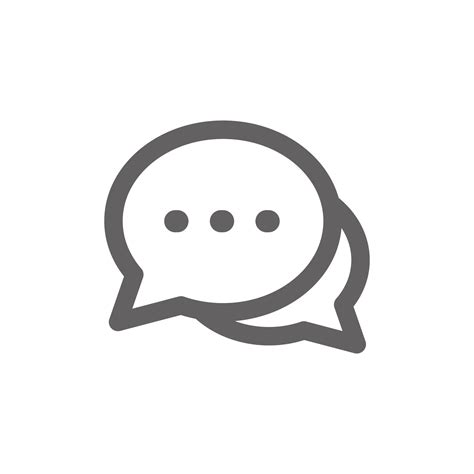 Discussion Icon Perfect For Online Shopping Website Or User Interface