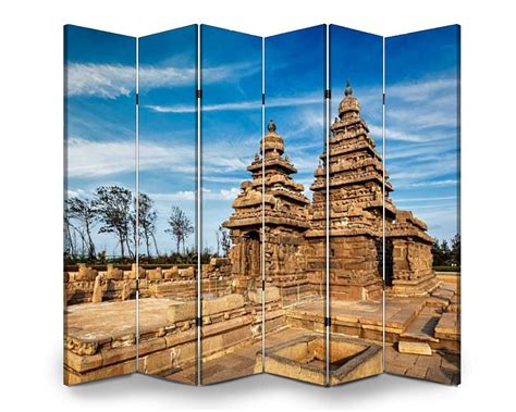 Buy Panels Room Divider Screen Partition Shore Temple World Heritage Site In Mahabalipuram
