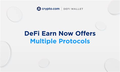 Defi Earn Now Offers Multiple Protocols Per Token