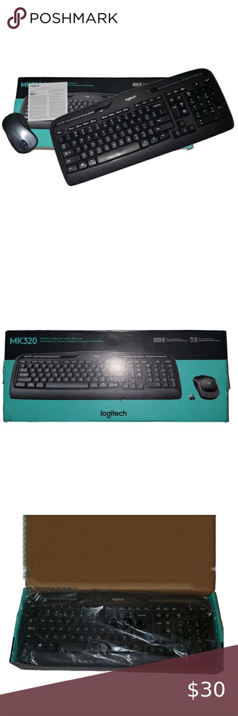 Logitech Mk320 Wireless Keyboard And Mouse Combo Logitech Keyboard Style