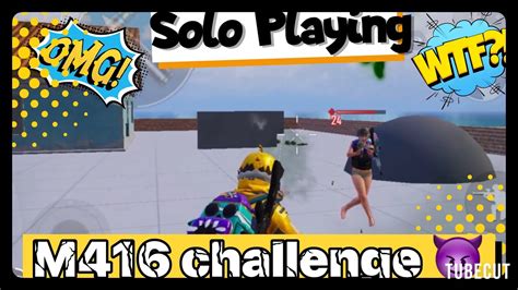 Solo Vs Solo Match🔥 Double M416 Gun🔥 Youtube