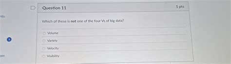 Solved Question 111 ﻿ptswhich Of These Is Not One Of The