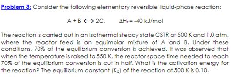 Solved Problem 3 Consider The Following Elementary Chegg