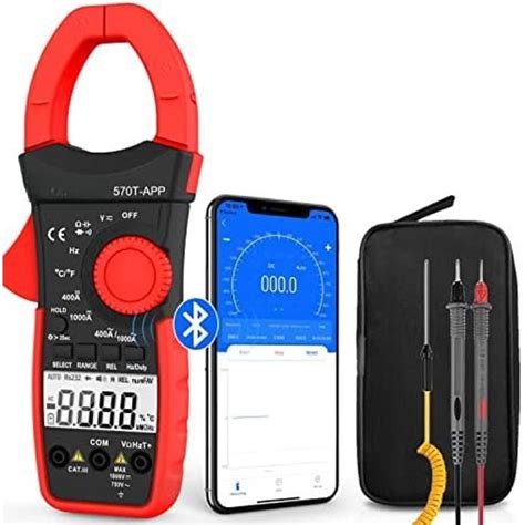 1000a Clamp Multimeter 4000 Counts Digital Clamp Meter With Data